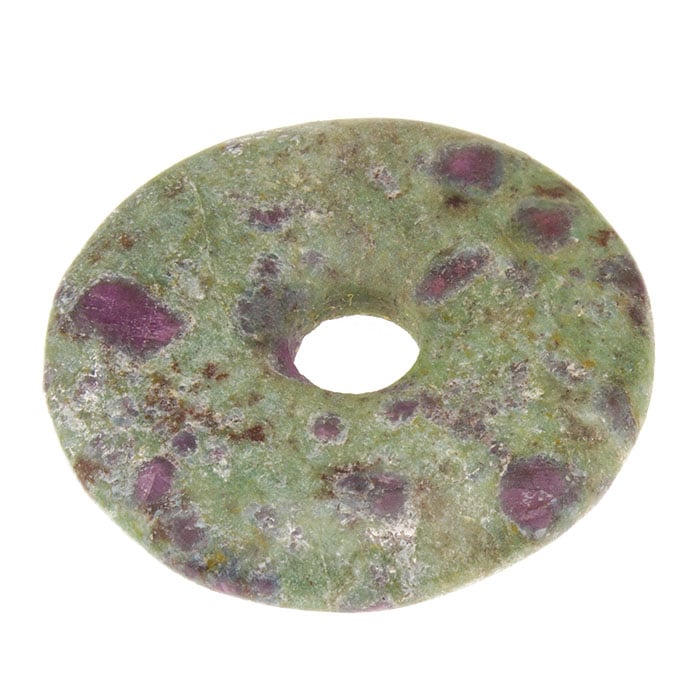 Donut en Rubis sur Fuschite - Boutique de Minéraux - Lithothérapie.net