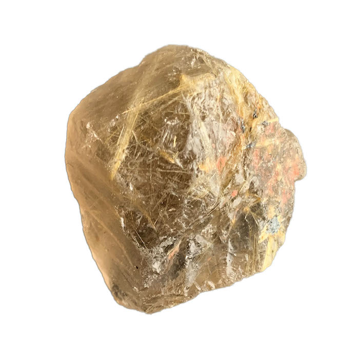 Pierre Brute de Quartz Rutile - Boutique de Minéraux de Lithothérapie